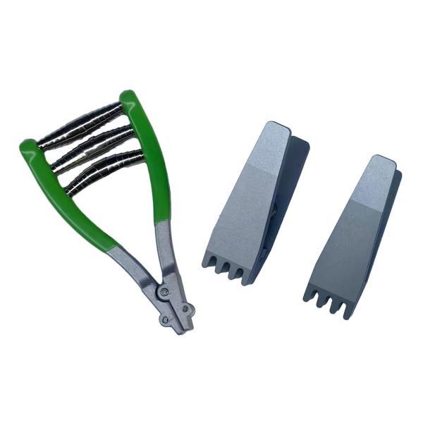 説明:[デザイン]:テニスバドミントンラケット用のストリングクランプツールを開始し.テニスラケットに不可欠なツールです.[耐久性のある素材]: スターティングクランプは高品質の合金で作られており.高強度.丈夫で耐久性があります.[使いやすい...