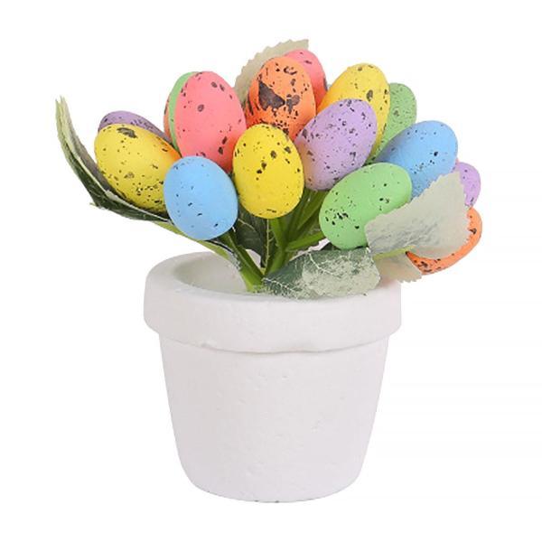 説明:[イースターデコレーション]:鉢植えの人工イースターエッグは.卵と植木鉢のベースで構成されており.強力なイースターのお祭りの雰囲気を作り出すのに役立ちます.[高品質素材]: 絶妙なイースターエッグフォーム花瓶は高品質のフォームで加工さ...