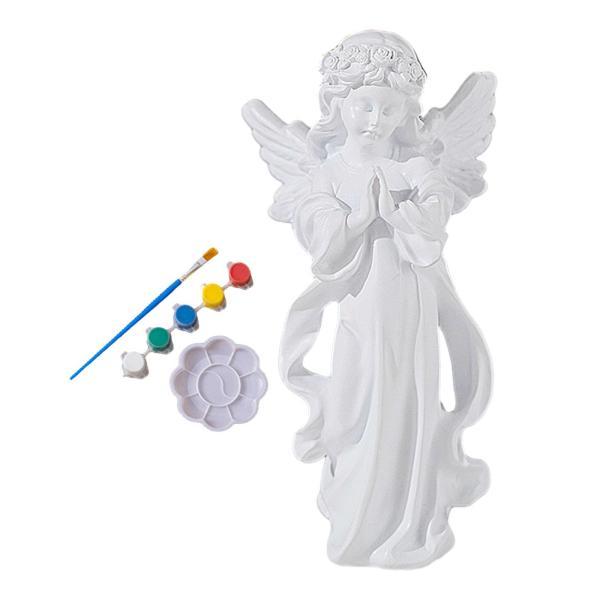 説明:[ユニークなデザイン]: この聖天使の置物は.翼とリボン.鮮やかなディテール.ご自宅のアート装飾をうまく表示するようにデザインされています.[素材]:天使の像の彫刻は樹脂素材で作られており.細かい細工が施されており.優雅です.[仕様]...