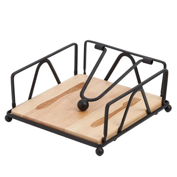 説明:[素材]: ナプキンホルダーは高品質の金属と木材で作られており.このナプキンホルダーは耐久性があり.長持ちするように設計されています.独特のワイヤー素材がインテリアに高級感をプラスします.[製品サイズ]: 寸法18x18x6.5cmの...