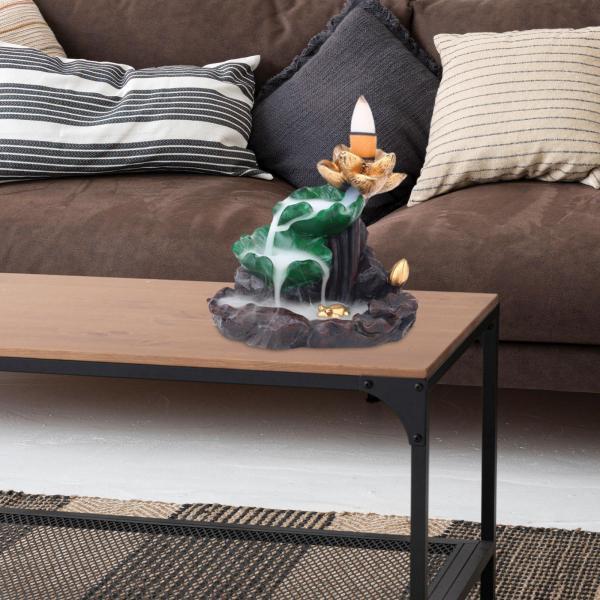 説明:[樹脂素材]模造ロッカリー流水逆流香炉は樹脂製で.軽量.伝統的な手作りです. [逆流効果]ロッケリー逆流香立て.煙は空中に上がることなく下降し.美しい香の噴水の滝が得られます. [お手入れ簡単]香炉本体を熱湯で洗い流すと.香炉の汚れが...