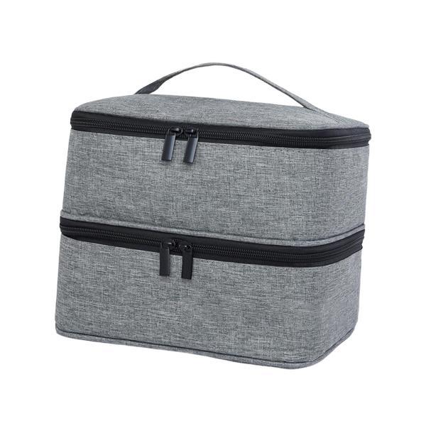 説明:[二層設計]: 大きな二層コンパートメントのマニキュアオーガナイザー化粧品ツールキャリングケースは.アイテムをきちんと整理して保管し.必要なものを簡単に取り出すことができます. [素材]: キャンバスポリエステル素材で作られたマニキュ...