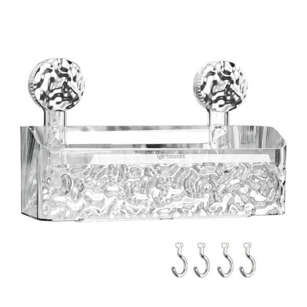 説明:[多機能収納]: 吸盤棚は.バスルーム.大学の寮.キッチン.キャンプなどに適しています.散らかったものを整理し.スペースを最大限に節約できます. [高級素材]: 吸盤収納ラックは高品質のプラスチック素材で作られており.耐摩耗性があり....