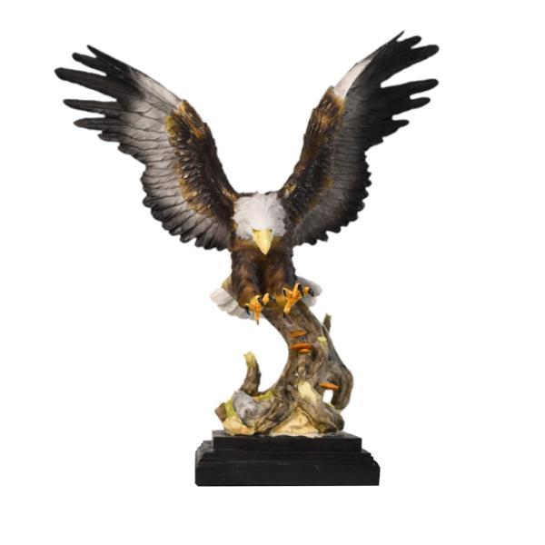 説明:[高級素材]: イーグル像は樹脂素材で作られており.塗装された工芸品で.屋内外のあらゆる部屋の装飾に最適です. [工芸品]: 優れた手工芸品.リアルな効果.優れた職人技.滑らかで繊細な表面が.素晴らしい雰囲気をもたらします. [良い装...