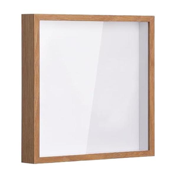 仕様:材質: 密度ボード.ガラスサイズチャート:内寸 20.3cmx20.3cm/7.99インチx7.99インチパッケージに含まれるもの:シャドーボックス 1 個 (ボックスのみ.ドライフラワー.写真は含まれません)...