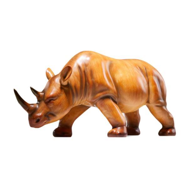 仕様:材質: 樹脂サイズチャート:43cmx15cmx19cm/16.93インチx5.91インチx7.48インチパッケージに含まれるもの:サイの像 1 体...