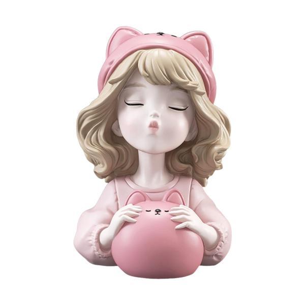 説明:[理想的な装飾]: このかわいい女の子の貯金箱は.リビングルーム.特にソファやテレビキャビネットの横に最適な装飾です. [耐久性]: この小さなクマの女の子の貯金箱は.安全で健康的で丈夫な厚手の滑り止め樹脂素材で作られています. [職...