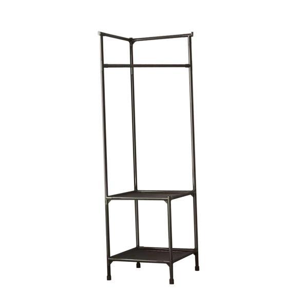 仕様:材質: 金属不織布サイズチャート:43cmx43cmx178cm/16.93インチx16.93インチx70.08インチパッケージに含まれるもの:コーナーコートラック 1 個 (組み立てが必要です)...