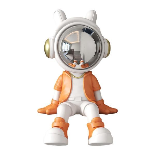説明:[棚飾り]: この宇宙飛行士像.現代アートの装飾品は.玄関の装飾や棚の装飾として使用できます. [素材]: 宇宙フィギュアオーナメントは高級樹脂素材で作られており.サイズは5.51インチ×4.13インチ×8.46インチで.長期間の使用...