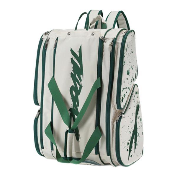 説明:[高品質素材]: このピックルボールバックパックは高品質の防水生地で作られており.防水性と丈夫さを備え.長期間繰り返し使用できます. [大容量]: ピックルボールバッグには複数のポケットが付いており.ラケット.スポーツウェア.その他の...