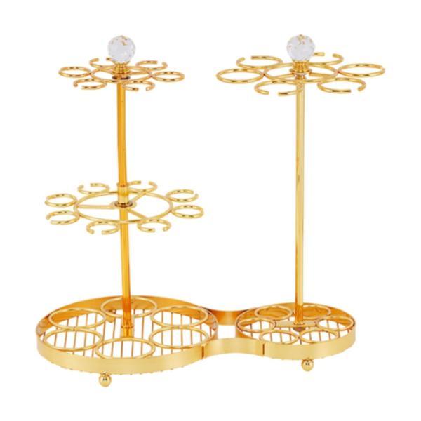 説明:素材:ワイングラスホルダーは丈夫な木材と金属素材で作られており.滑らかで曲がったり変形したりしにくく.長期間使用できます.多用途: ワイングラスラックはさまざまなサイズやタイプのワイングラスを収容でき.さまざまなスタイルのグラスで自宅...