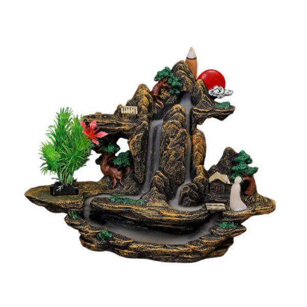 説明:[ユニークでクリエイティブなデザイン]: 山の滝の逆流香炉は斬新でユニークなデザインを採用しており.従来の香炉とはまったく異なり.消費者の注目を集めています. [多機能用途]: Rockery流水逆流香炉は.家庭のリビングルームやオフ...