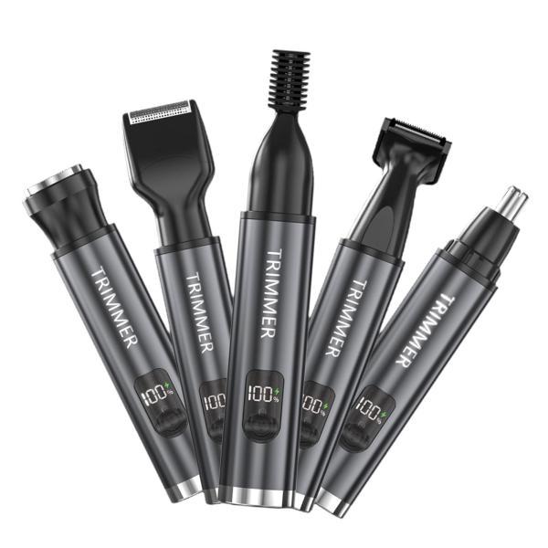 説明:[男性と女性のためのグルーミングソリューション]: このグルーミングトリマーは.電気シェーバー.脇毛トリマー.眉毛トリマー.鼻毛バリカンを1つにまとめたものです.顔や体の部分の毛のトリミングニーズを完全に満たし.清潔で爽やかなイメージ...