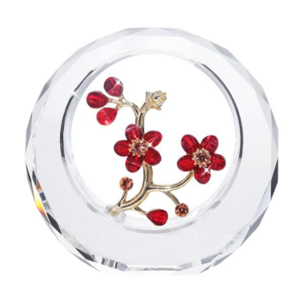 説明:製品: 創造的な梅の花の置物.祭り.結婚式.リビングルームの装飾.新築祝いの贈り物素材:梅の花の像はガラス素材で作られており.滑らかで丈夫で壊れにくいです.製品サイズ: 9cmx9cmの寸法のこの梅の花の置物は.場所を取らずに家やオフ...