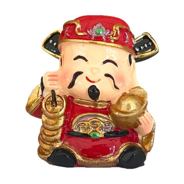 サイズチャート:Cai Shen: 4cm x 5cm/1.57インチx 1.97インチGuan Gong: 4cm x 3.5cm x 4.5cm/1.57インチx 1.38インチx 1.77インチTU Di Ye: 4cm x 4.5c...