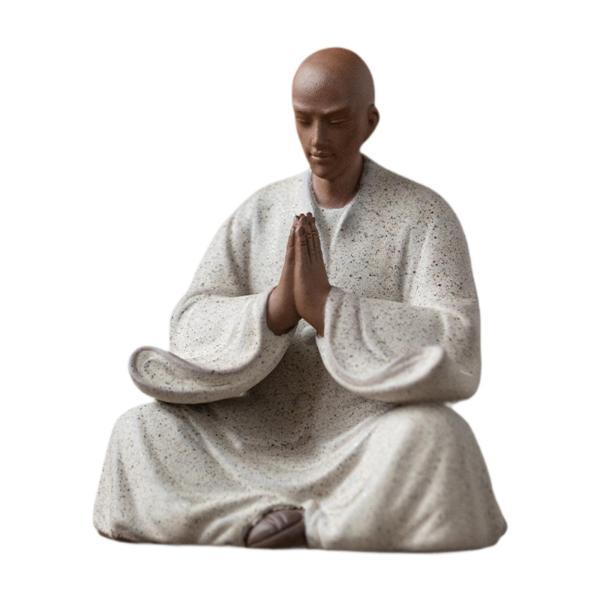 説明:[素材]: この小さな僧侶の置物は紫粘土から手作りされており.環境に優しく丈夫で.あらゆる空間に優雅さを加えます[ユニークなデザイン]: 小さな僧侶の調和のとれたデザイン僧侶の像は.ご自宅やオフィスに穏やかな存在感をもたらし.暖かさと...