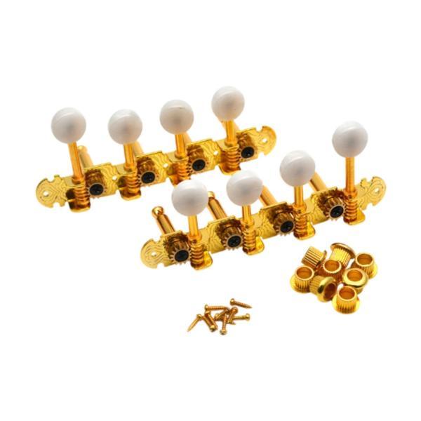 仕様:素材: メタルPPサイズチャート:11.05cmx1.65cm/4.35インチx0.65インチパッケージに含まれるもの:マンドリン チューニング ペグ 2 個アクセサリー 8 個ネジ 10 本...