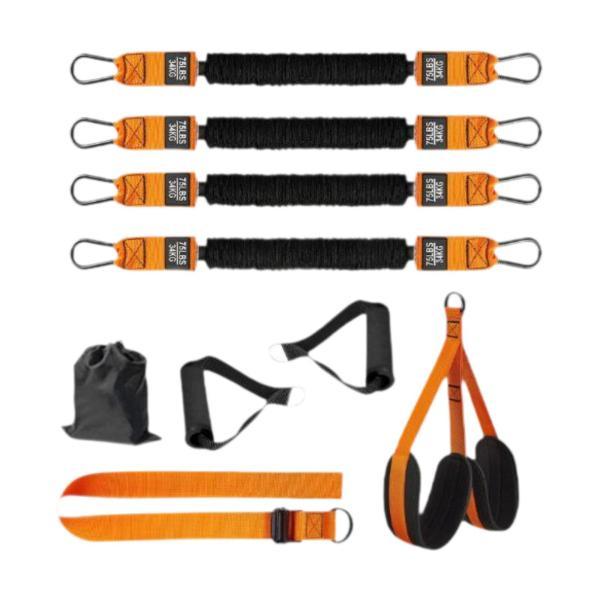 サイズチャート:レジスタンスバンド 48cm/18.90インチストラップ 126cmx3.8cm/49.61インチx1.50インチフットパッドスポンジ 幅8cm/3.15インチ 高さ58.5cm/23.03インチパッケージに含まれるもの:レ...