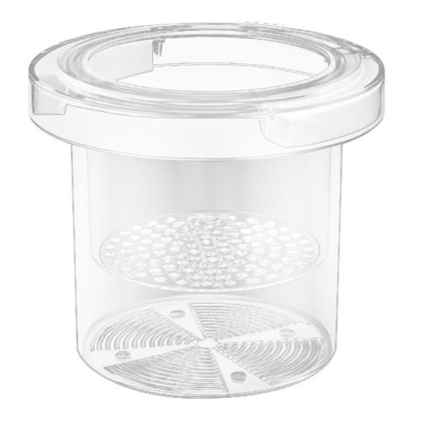 説明:飼育ボックス: 高解像度の水槽水族館.水槽飼育ボックス.グッピーの幼体孵化場.ダブルインキュベーター隔離ボックス穴の設計: W 型漏斗ハッチングパーティション.個別に缶.底部排水管は水の交換.下水排水の品質保証に使用できます.多機能使...