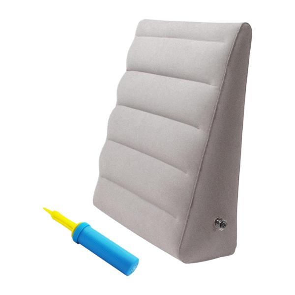 仕様:材料:PVC Flocking  サイズチャート: 55CMX18CMX60CM/21.65INCHX7.09INCHX23.62INCH パッケージに含まれるもの:選択どおり: 1インフレータブルウェッジ枕  1エアポンプ または ...