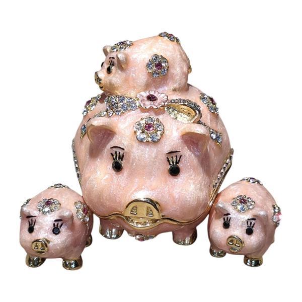 説明:[プレミアム素材]: 高品質の合金.輝くラインストーン.手描きのカラフルなエナメルで作られており.エナメル仕上げは錆びにくく.長持ちします. [多用途]: 多機能なこのジュエリー小物入れは.指輪.ネックレス.ビーズ.イヤリング.その他...