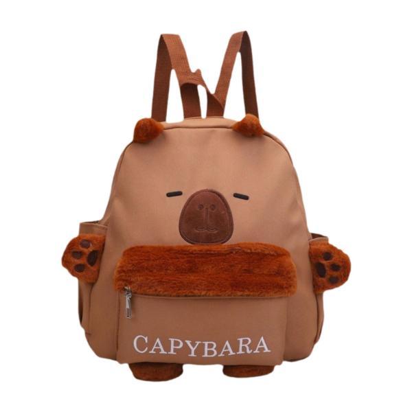 仕様: 26cmx29cmx11cm/10.24インチx11.42インチx4.33インチパッケージに含まれるもの:カピバラのリュック1個...