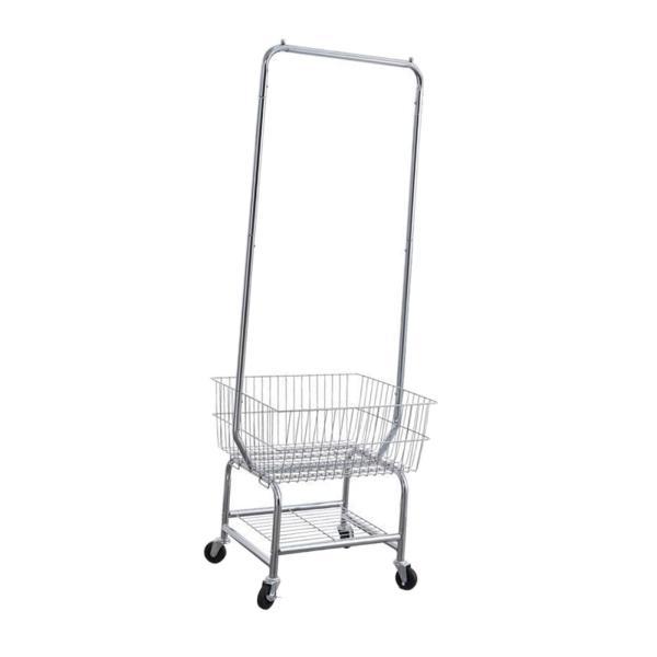 仕様:材質: 金属サイズチャート:高さ調節可能 140cm/55.12インチ.160cm/62.99インチ.全高180cm/70.87インチ底のサイズ 50cmx40cm/19.69インチx15.75インチバスケット 60cmx53cmx2...