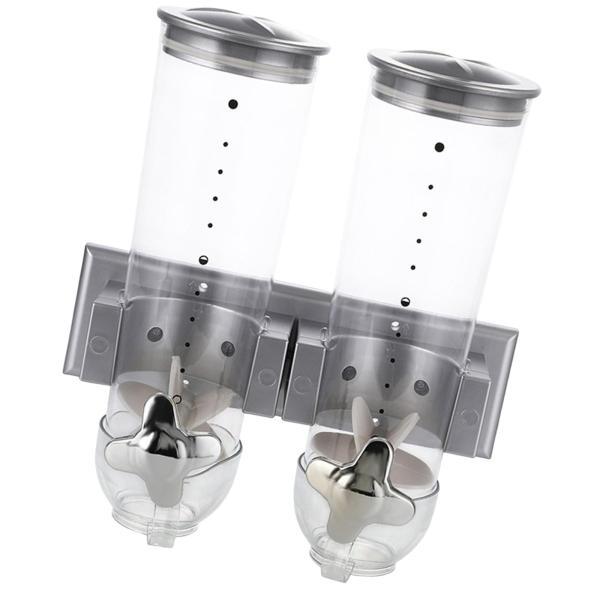 説明:[多用途収納]: このドライフード用ダブルシリアルディスペンサーは多機能設計で.シリアル.ナッツ.スナック.キャンディー.コーヒー豆などの収納に最適です.食品を整理するだけでなく.空間に装飾的なタッチを加えます. [高品質素材]: P...