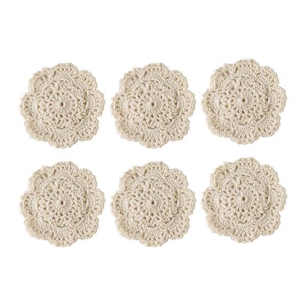説明: [内容]: コットンテーブルマット6枚.丸型レトロかぎ針編みテーブルマット.シンプルでエレガント.レトロな雰囲気をインテリアにもたらします. [上品な外観]: コットン製のテーブルマットは.レトロで優しい雰囲気に満ちており.落ち着い...