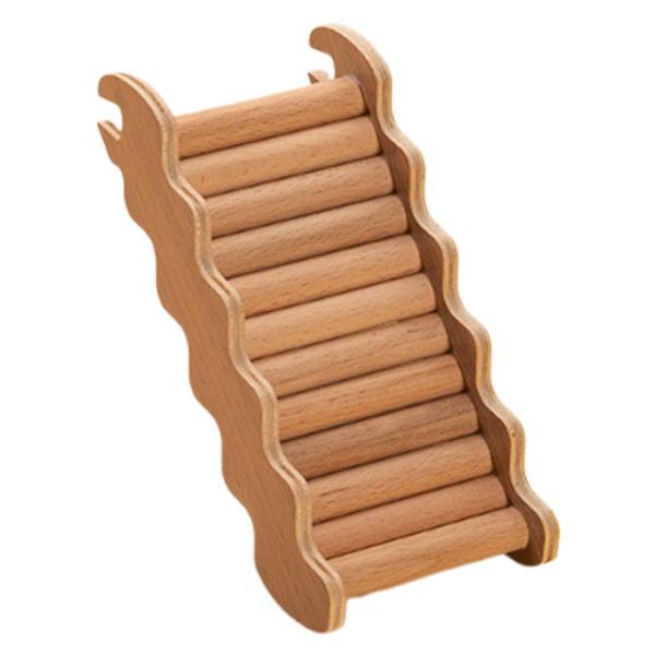 説明:[木材素材]この小動物用はしごは素晴らしい木材から手作りされており.バリを取り除き.溝付きの接合が施されているため.丈夫で長持ちします. [デザイン]このハムスターの風景の曲線はより優雅で.登るのは楽な機能的なデザインは美しく便利です...