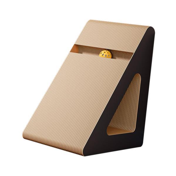 説明: [革新的なデザイン]: 猫用スクラッチャー段ボールは.大きな引っかき傷の表面と内部のボールを備えており.猫の興味を引き付け.身体活動を促進します. [多用途の猫のおもちゃ]: 猫のスクラッチャーボードの三角形の段ボールデザインは.縦...