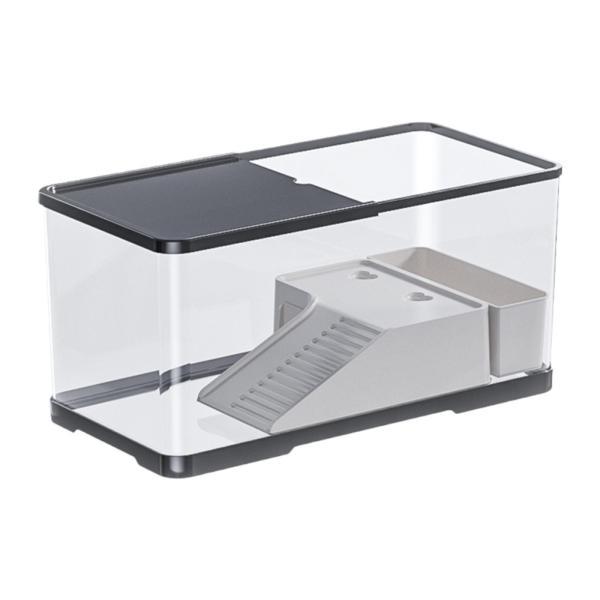 説明:[多用途な生息地]: このカメ水槽は.爬虫類の仲間が遊び.運動し.食事し.休息するのに適した環境を提供します.カメ.リクガメ.水棲ガメ.ヤドカリ.小型両生類.その他の小型爬虫類に最適です. [便利な水交換]: 側面の排水口が装備されて...