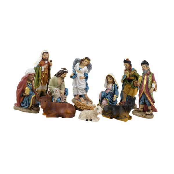 説明:[精巧な職人技]:このキリスト降誕セットは樹脂製で.精巧な彫刻と精緻な絵画が卓越した職人技を際立たせています.ご自宅や店舗のディスプレイに最適な装飾品として.お祭りの雰囲気をさらに盛り上げます. [文化的・宗教的意義]:キリスト降誕の...