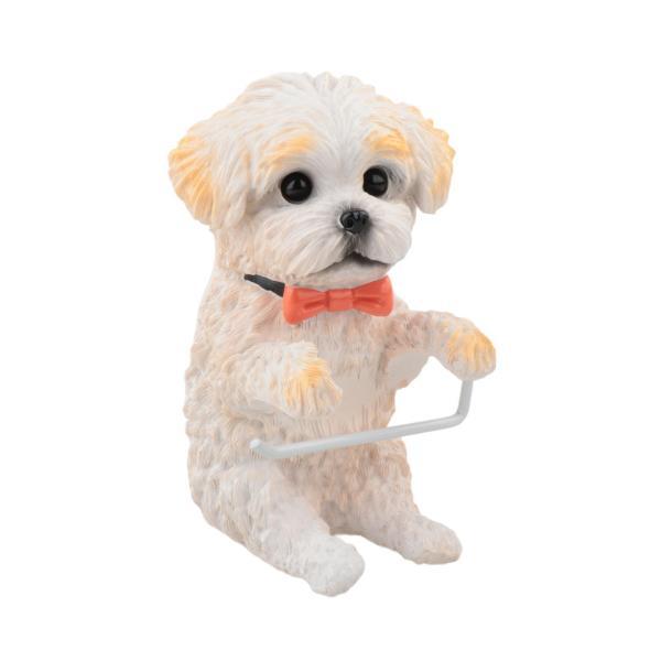 説明:[かわいい犬の形のトイレットペーパーホルダー]: この上品で愛らしいホルダーは.どんな空間にも素敵なアクセントを添えます.トイレ.オフィス.ホテル.ダイニングルーム.アパートなど.あらゆる場所でお使いいただけます. [クリエイティブな...