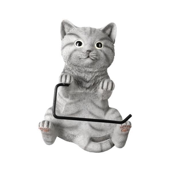 説明:[かわいい猫型のトイレットペーパーホルダー]: この上品で愛らしいホルダーは.どんな空間にも素敵なアクセントを添えます.トイレ.オフィス.ホテル.リビングルーム.寝室.ダイニングルーム.アパートなど.あらゆる場所でお使いいただけます....