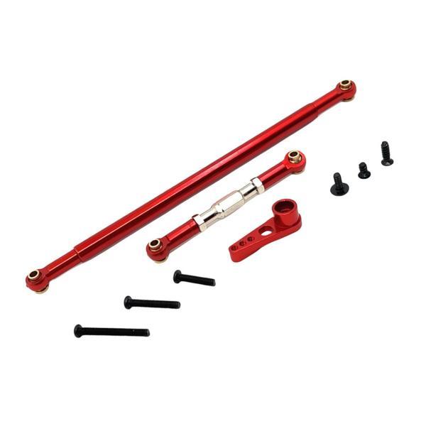 説明:[素材]RCカー調整可能ステアリングリンケージロッドキットは金属素材で作られており.優れた交換品です. [パッケージ]1/12 RCクローラーカーアップグレードパーツには.ステアリングリンクロッドプルロッドとサーボアームが含まれていま...