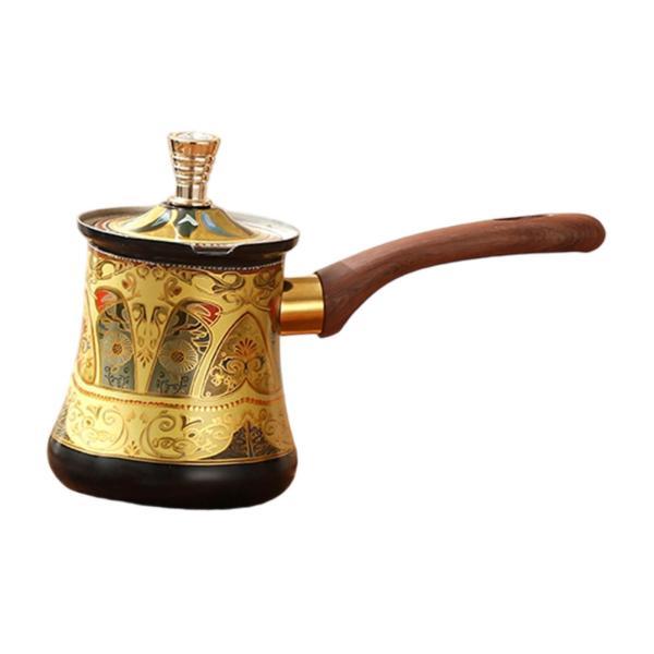 説明:[万能なキッチンの必需品]: このトルココーヒーポットは.コーヒー以外にも様々な用途で活躍します.濃厚なトルココーヒーを簡単に淹れたり.ラテ用のフォームミルクや温めたミルクを作ったり.ベーキング用のバターを溶かしたり.ソースを温めたり...