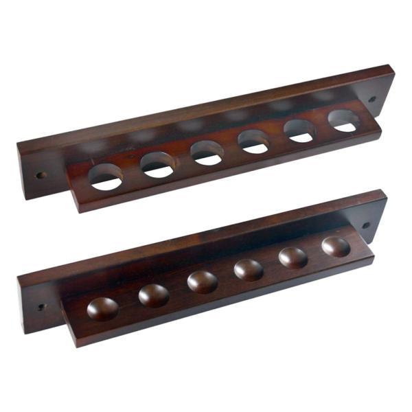 説明: [プレミアム素材]プールキューラックは無垢材で作られており.耐久性とインテリアに優雅さを添えます. [コンパクトな容量]14.57インチx2.52インチのこのプールキューホルダーは.壁のスペースを占有することなく最大6本のキューを収...