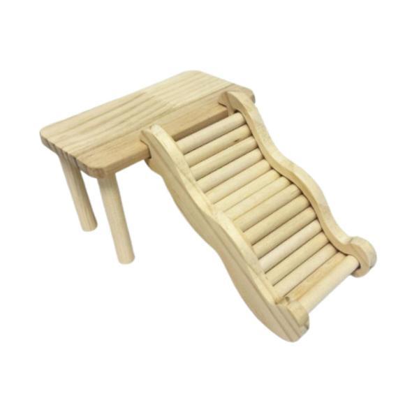 説明: [利便性]: 一体型の梯子とプラットフォームのデザインにより.ハムスターや小さなペットが登ったり.遊んだり.休んだりするのが簡単になります. [素材]:ハムスタークライミングラダーは木で作られており.ペットに丈夫で優しい環境を提供し...