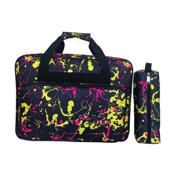 説明: [大容量]: キャリーバッグは.ミシンを収納できる広々としたメインポケットを備えています.ポケットとフロントポケットは.踏み板や糸巻きなどの裁縫道具を収納するのに十分な広さがあります. [持ち運び簡単]: 柔らかいパッド入りのハンド...