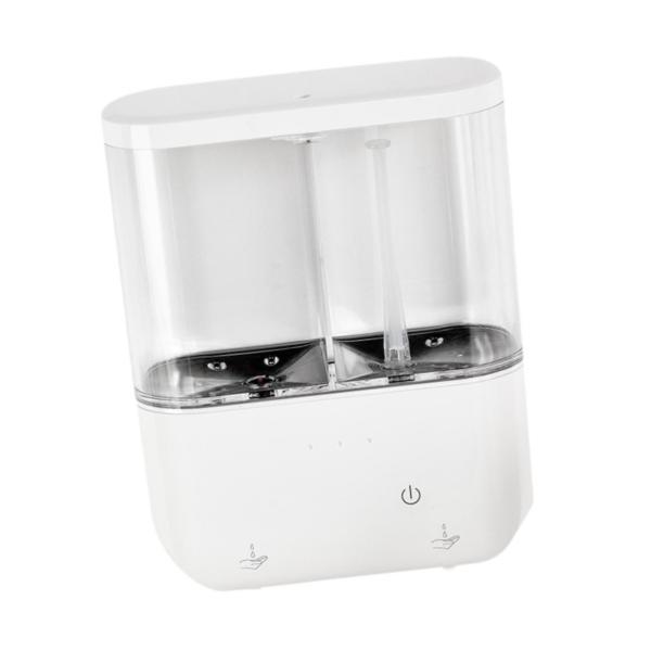 説明:[ダブルヘッド設計]壁掛け式のダブルヘッドシステムと500ml容器2つを備え.ハンドソープや食器用洗剤など.異なる液体を別々に分配できます. [スマートセンシング]自動ソープディスペンサーはタッチフリー操作が可能で.家庭やホテルのどち...