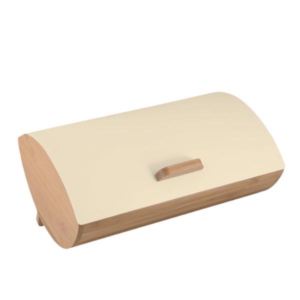 説明: [多用途]パン.ケーキ.ペストリー.クッキー.スナックを保存するためのブレッドボックス.キッチン.ベーカリー.カフェに最適です. [素材]丈夫な亜鉛メッキ鉄と竹で作られており.長期間の使用と日常の摩耗に耐えます. [便利]ブレッドボ...