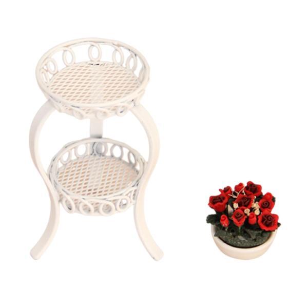 説明: [素材]丈夫な鉄とプラスチックで作られたこのミニチュアプラントホルダーと盆栽は.安全で丈夫で.子供の遊びに最適です. [リアルで生き生きとした]1:12スケールのドールハウスミニポットは.細部までこだわったリアルなデザインが特徴で....