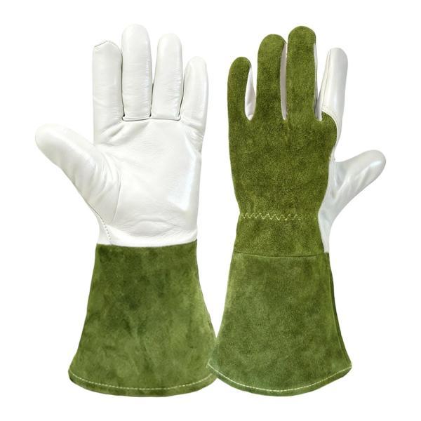 説明: [ロング作業用手袋]: 手袋はガーデニング.摘み取り.皮むき.ドリアンやその他の果物の輸送用に設計されており.パイナップル.ドリアン.栗.その他のとげのある果物や植物などの優れた保護と使いやすさを提供します. [素材]: 作業用手袋...