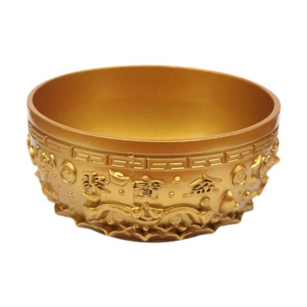 説明:[伝統的]中国の伝統的な風水にインスパイアされたこの装飾的な金色のボウルは.複雑なディテールが特徴で.生活空間に静けさと芸術性をもたらします. [多用途]このウェルスボウルは.オフィスのデスク.家の装飾.お祝い.結婚式.その他の特別な...