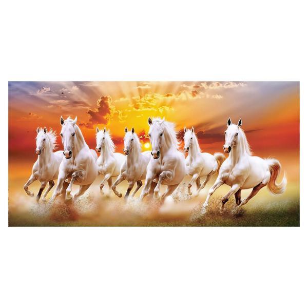 説明:[エレガントな装飾]: この7頭の走る馬のウォールアートは.ご自宅に優雅さと美しさをもたらし.どんなインテリア空間にもスタイリッシュにマッチします. [プレミアム素材]: 高品質のキャンバスで作られたこのアートワークは.耐摩耗性があり...