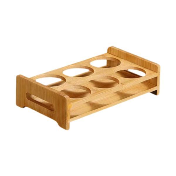 説明: [素材]: 竹素材を使用した丈夫な構造のメガネホルダー [ガラス製トレイホルダー]: カップを置くのに十分なスペースがあり.デスクをすっきりと整理整頓できます. [使いやすさ]: サービングトレイはしっかりと安定して置くことができ....