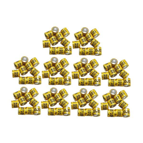 説明: [番号付き]鳩の足輪にはランダムに割り当てられた番号が付いているので.個々の鳥の追跡と識別が容易です. [サイズ]1cmx1.1cm/0.39インチx0.43インチ.パッケージにはピジョンレッグリング100個が含まれています. [素...