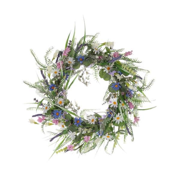 説明: [春のリース]: 玄関用の春のリースは.活気のある春をイメージしており.ご自宅のインテリアに明るく新鮮な雰囲気をもたらします. [リアル]: 花輪は高品質の模造花で作られており.エレガントな外観とプレミアムな質感を実現しています. ...