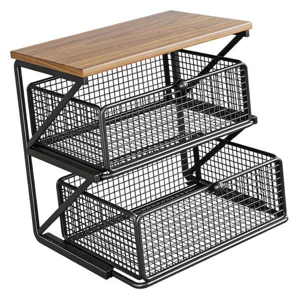 説明: [多用途]カウンタートップコーヒーステーションオーガナイザーは.テーブル.デスク.カウンタートップでコーヒーポッド.ティーバッグ.カップ.スナックなどを整理するのに最適です. [素材]このデスクトップオーガナイザーは.長期にわたる強...